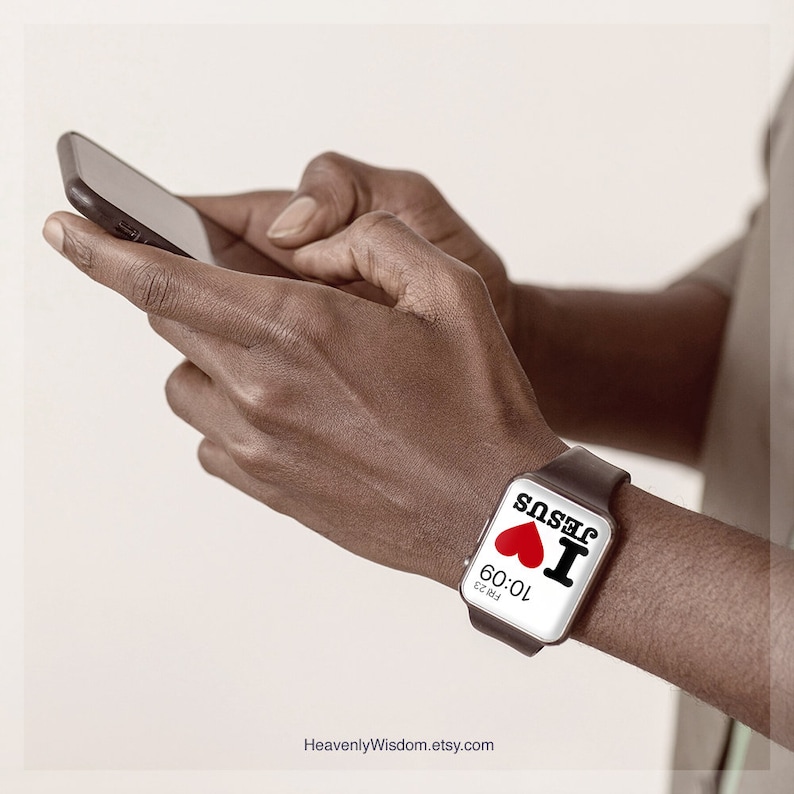 I Love Jesus Apple Watch Wallpaper: Christian Iwatch Face (digital ...