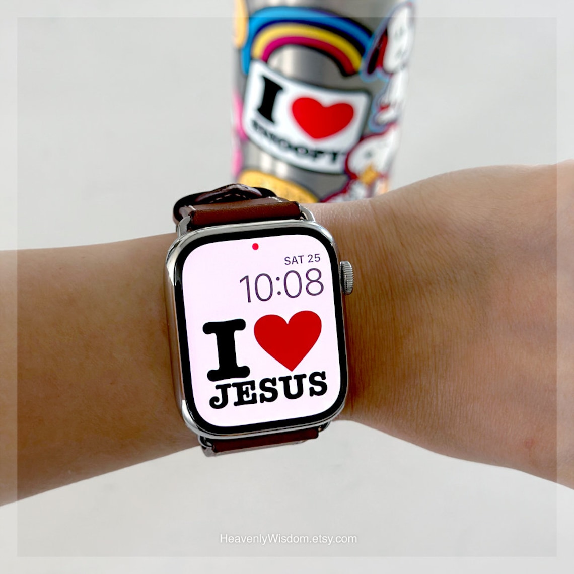 I Love Jesus Apple Watch Wallpaper: Christian Iwatch Face (digital ...