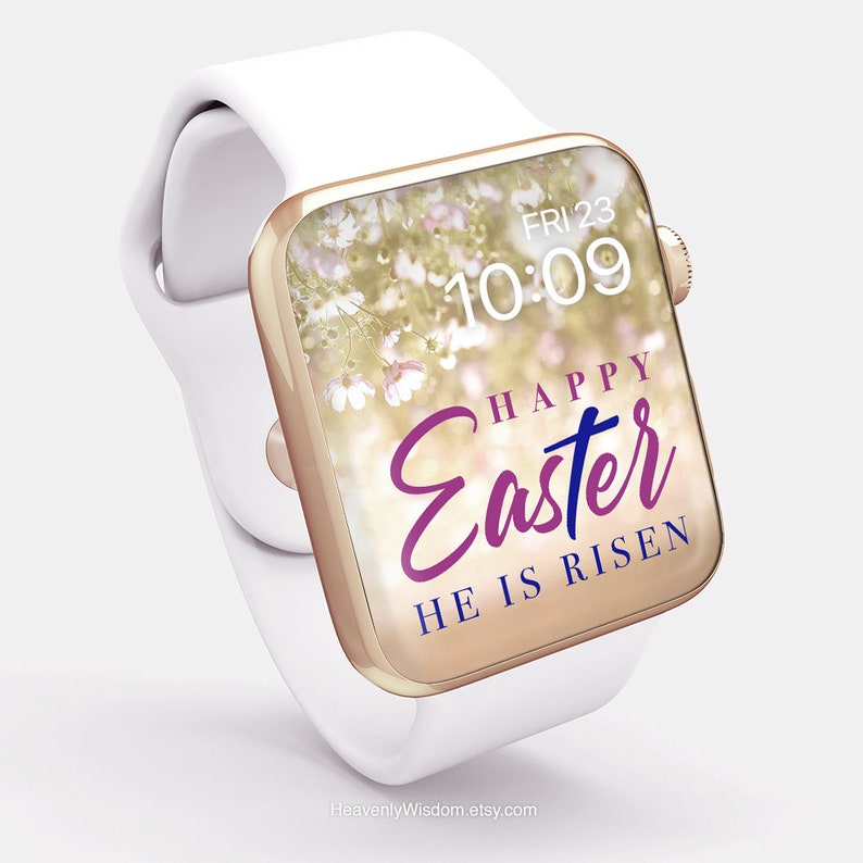 Happy Easter He is Risen Easter Apple Watch Wallpaper Christian Apple ...