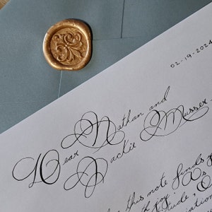 Handwritten Custom Thank You Calligraphy Letter Unique Personalized ...