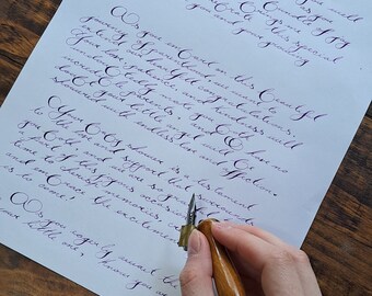 Handwritten Custom Thank You Calligraphy Letter Unique Personalized ...