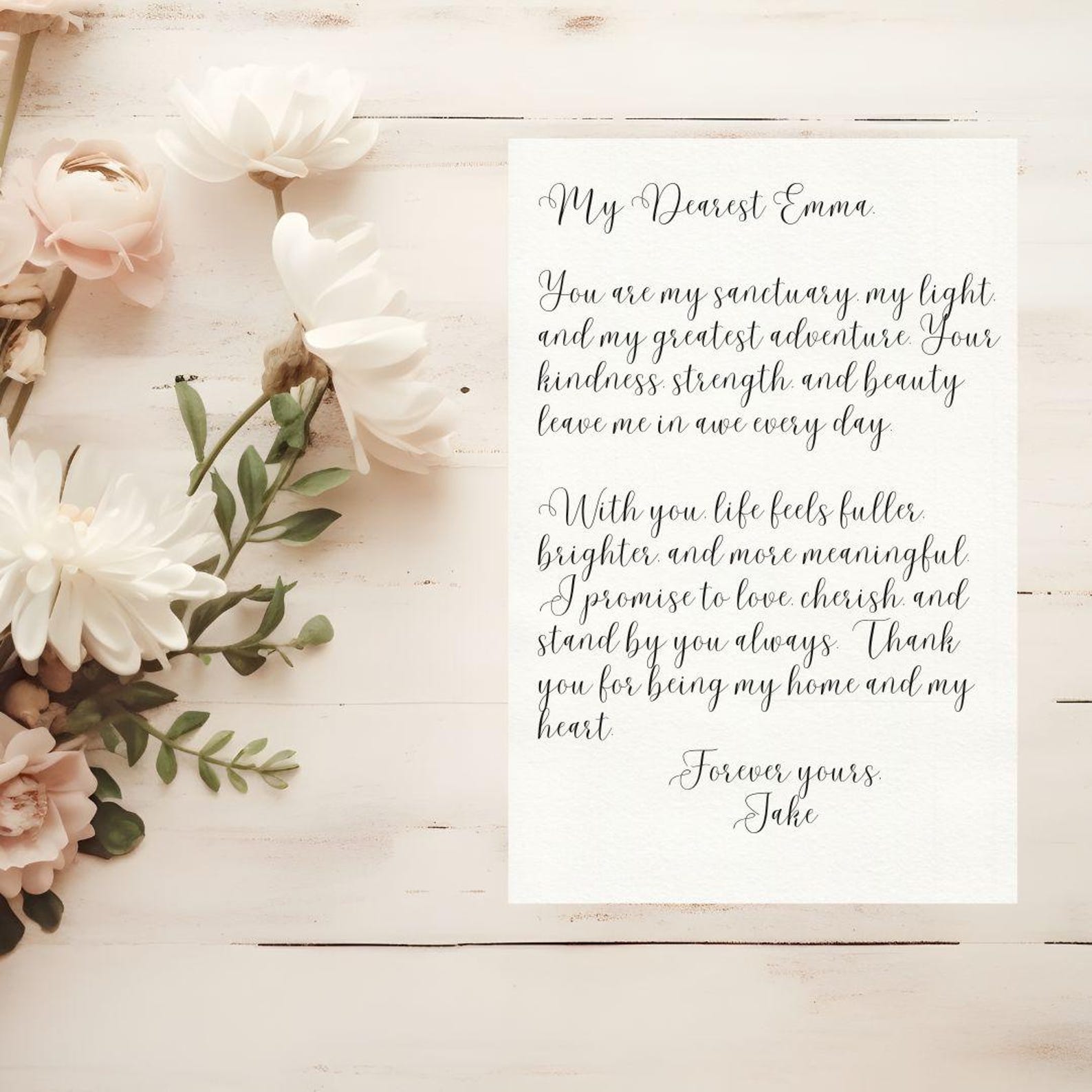 Personalized Love Letter | Handwritten St Valentine's Letter | Wax ...