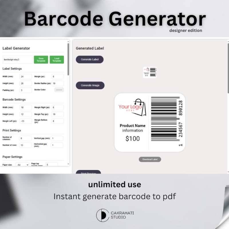 Barcode - Etsy