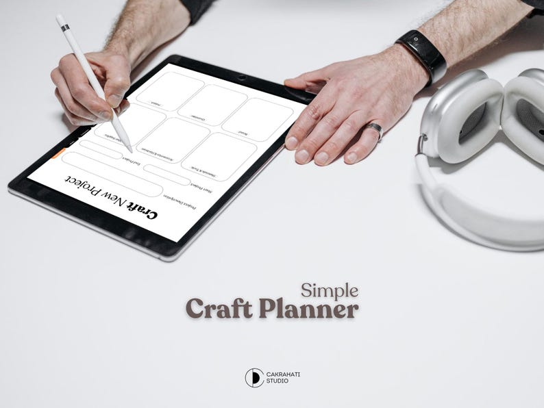 Simple Craft Planner PDF – Digital Project Organizer for Crafters | DIY ...