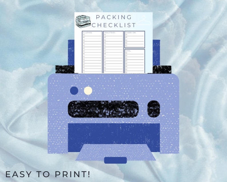 Digital Packing List, Digital Travel, Goodnotes Planner, Travel Journal ...