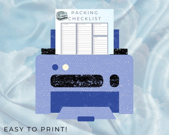 Digital Packing List, Digital Travel, Goodnotes Planner, Travel Journal ...