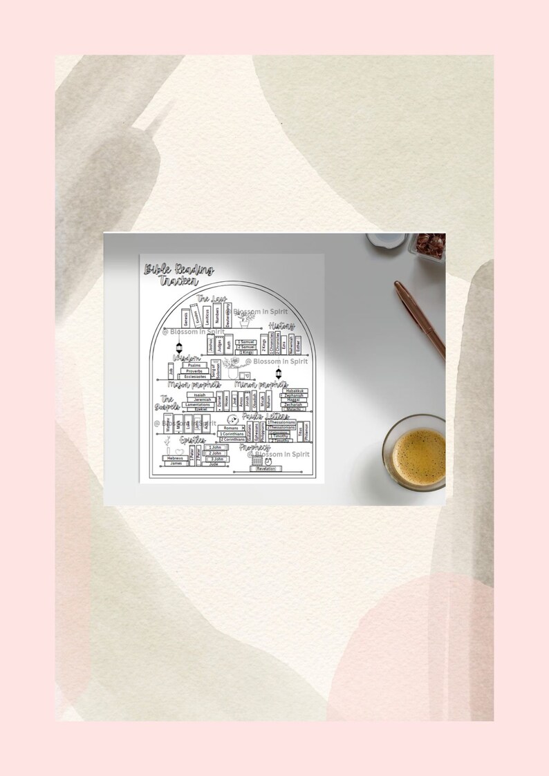 Printable Bible Tracking Sheet: Get Inspired to Read Scripture, Color ...