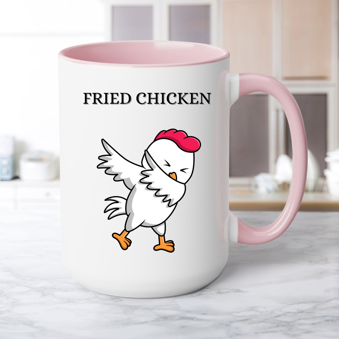 Fried Chicken, Fried Chicken Mug, Funny Mug, Funny Meme Mug, Fried ...