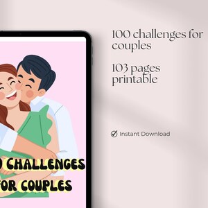 Couple Challenges,100 Challenges for Couple,fun With Your Partner, Date ...
