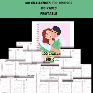 Couple Challenges,100 Challenges for Couple,fun With Your Partner, Date ...