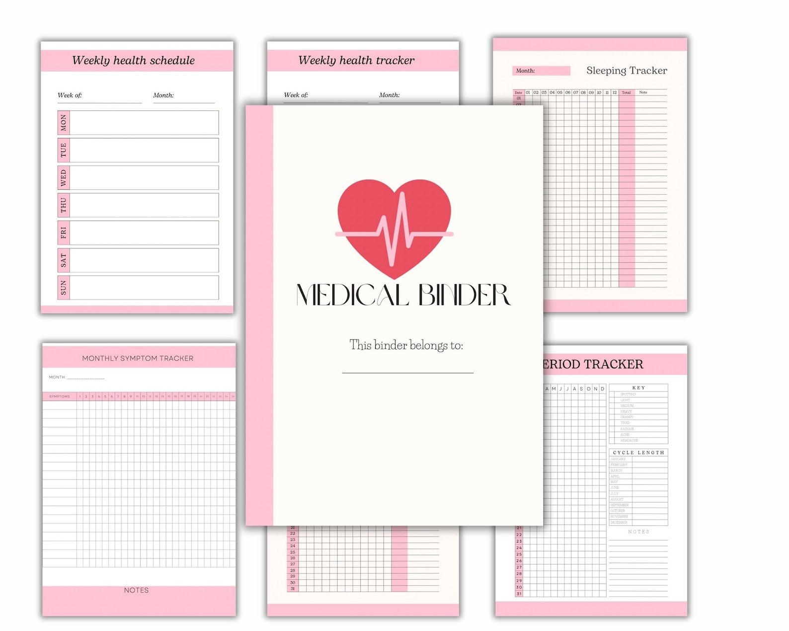 Medical Planner Printable,medical Binder,healthcare Planner,wellness ...