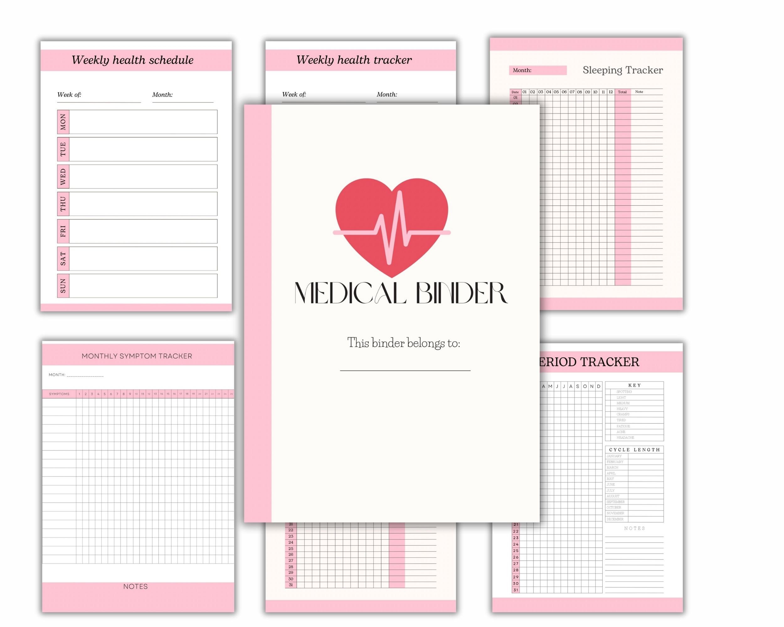 Medical Planner Printable,medical Binder,healthcare Planner,wellness ...