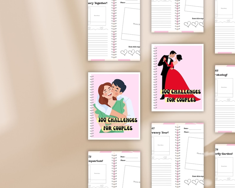 Couple Challenges,100 Challenges for Couple,fun With Your Partner, Date ...