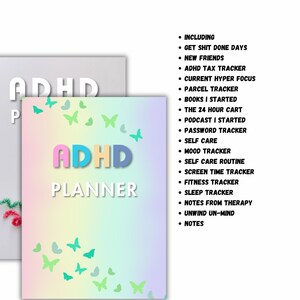 ADHD Planner Adult,adhd Planner,adhd Planner Printable,adhd Workbook ...