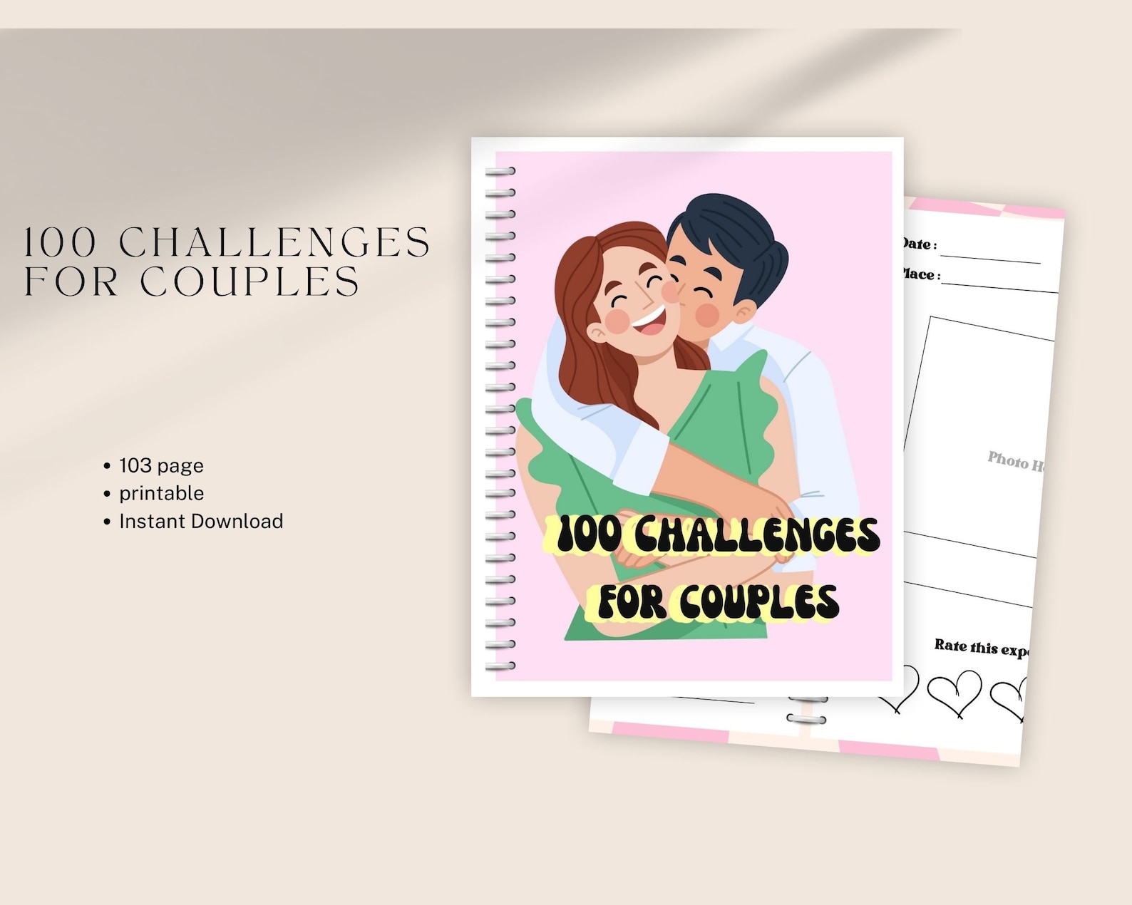 Couple Challenges,100 Challenges for Couple,fun With Your Partner, Date ...