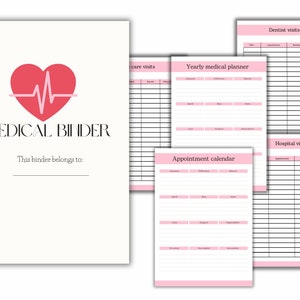 Medical Planner Printable,medical Binder,healthcare Planner,wellness ...