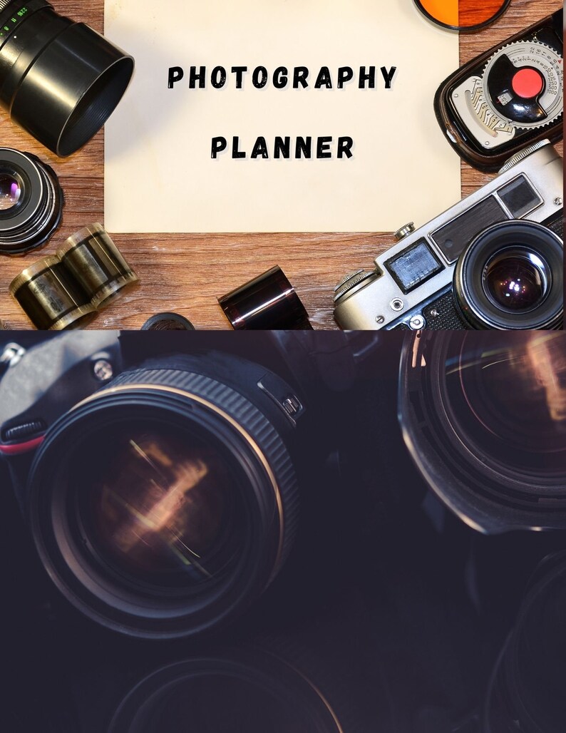 Photographer Planner Photography Planner Photographer ...