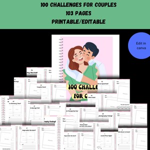Couple Challenges,100 Challenges for Couple,fun With Your Partner, Date ...