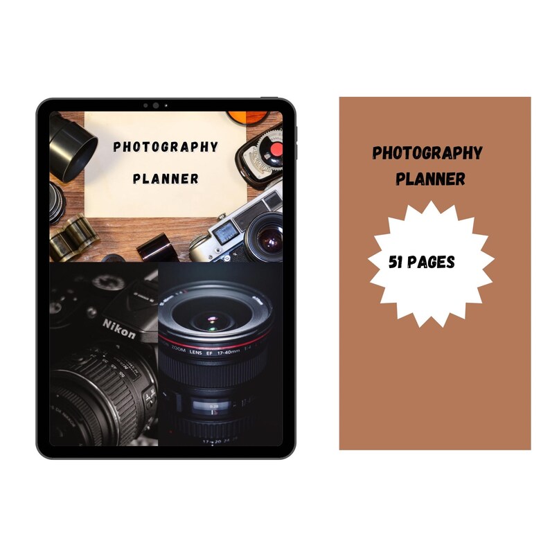 Photographer Planner Photography Planner Photographer ...