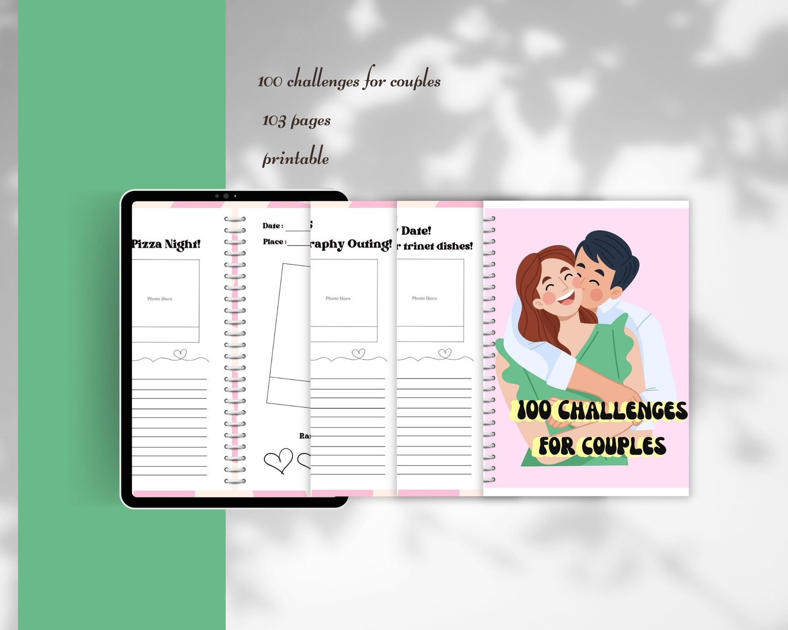 Couple Challenges,100 Challenges for Couple,fun With Your Partner, Date ...