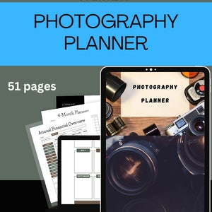 Photographer Planner Photography Planner Photographer ...