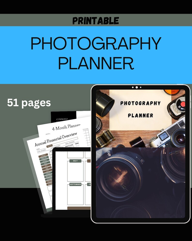 Photographer Planner Photography Planner Photographer ...