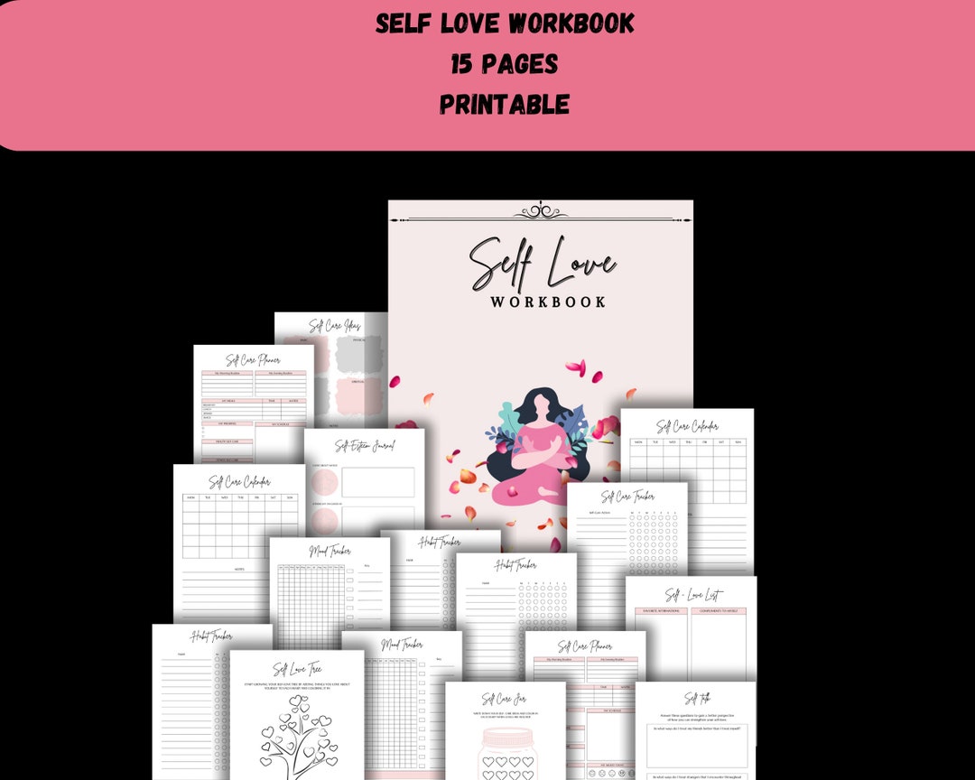Self Love Workbook,printable Workbook,self Care Journal, Self ...
