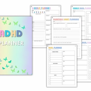 ADHD Planner Adult,adhd Planner,adhd Planner Printable,adhd Workbook ...