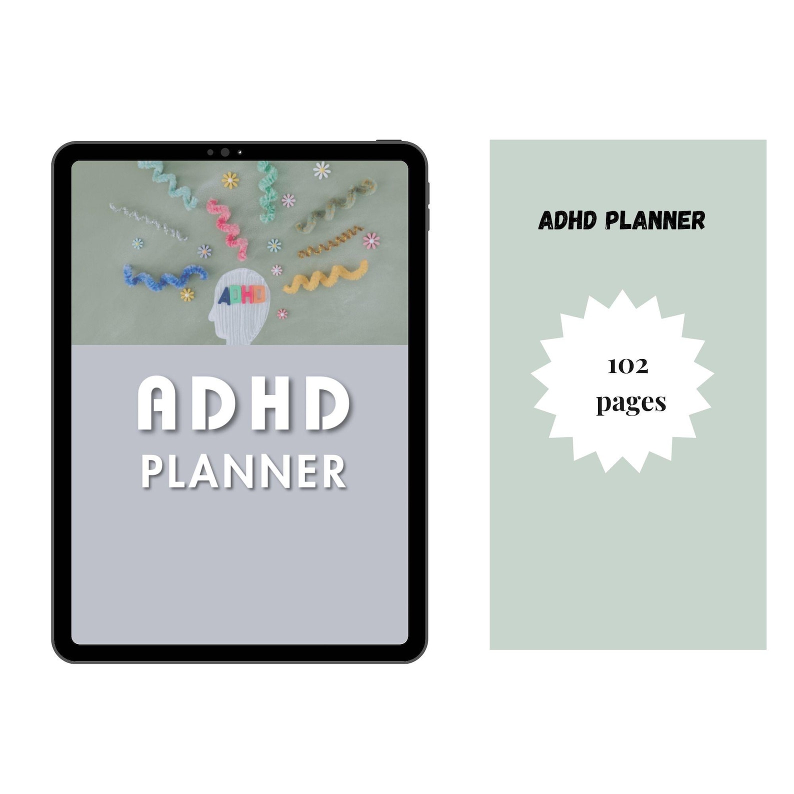 ADHD Planner Adult,adhd Planner,adhd Planner Printable,adhd Workbook ...