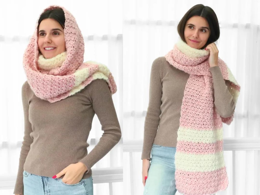 Crochet Pattern, 3-in-1 AMARA Crochet Scarf Pattern PDF, Crochet ...