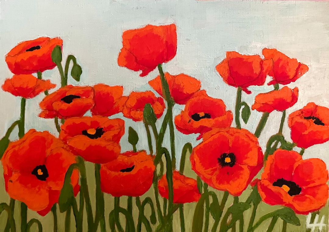 Poppy Painting PRINT - Etsy
