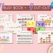 Busy Book Boho Rainbow Theme Photobook Worksheet Editable Canva ...
