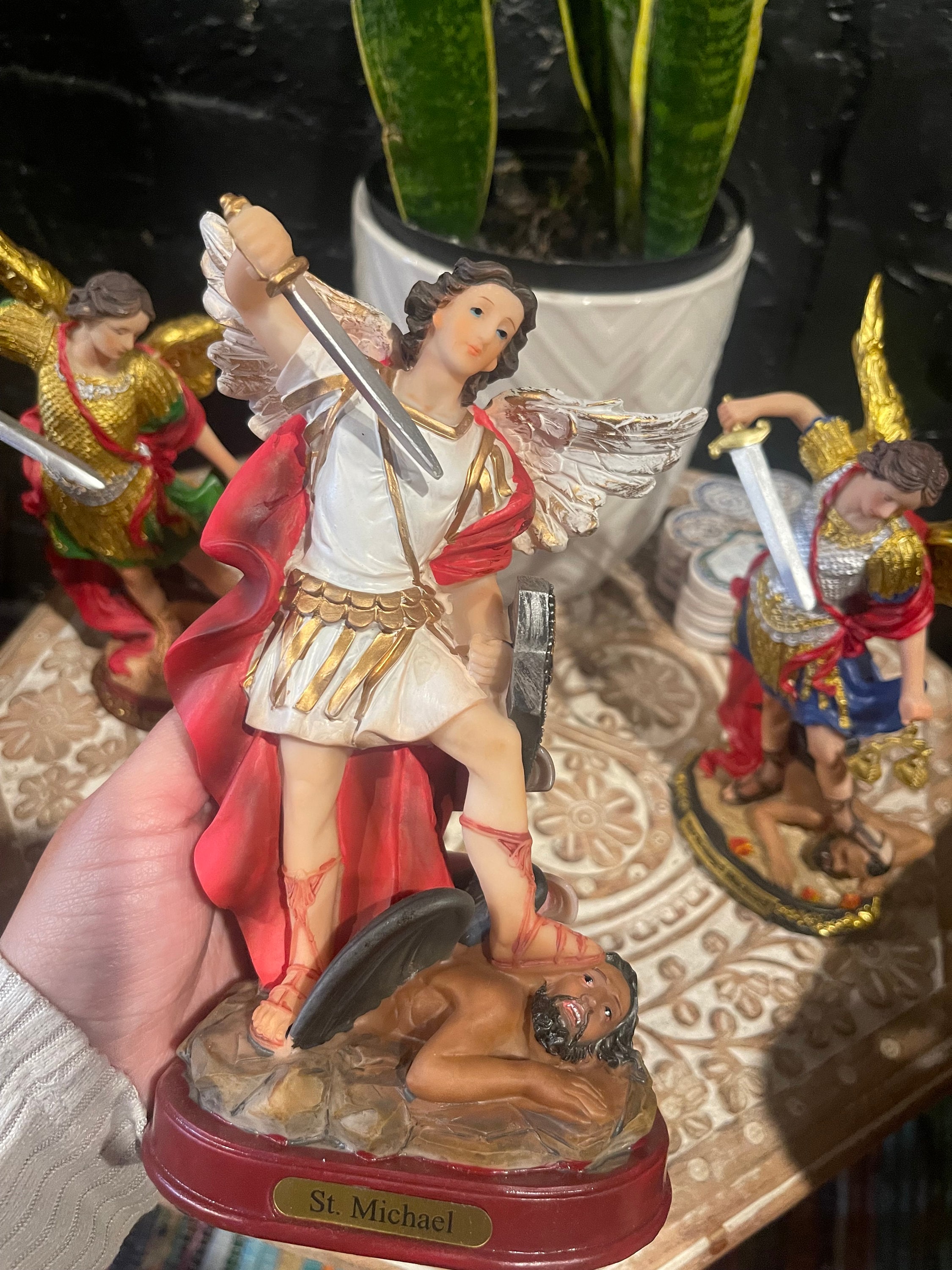 Archangel Michael Statue - Etsy
