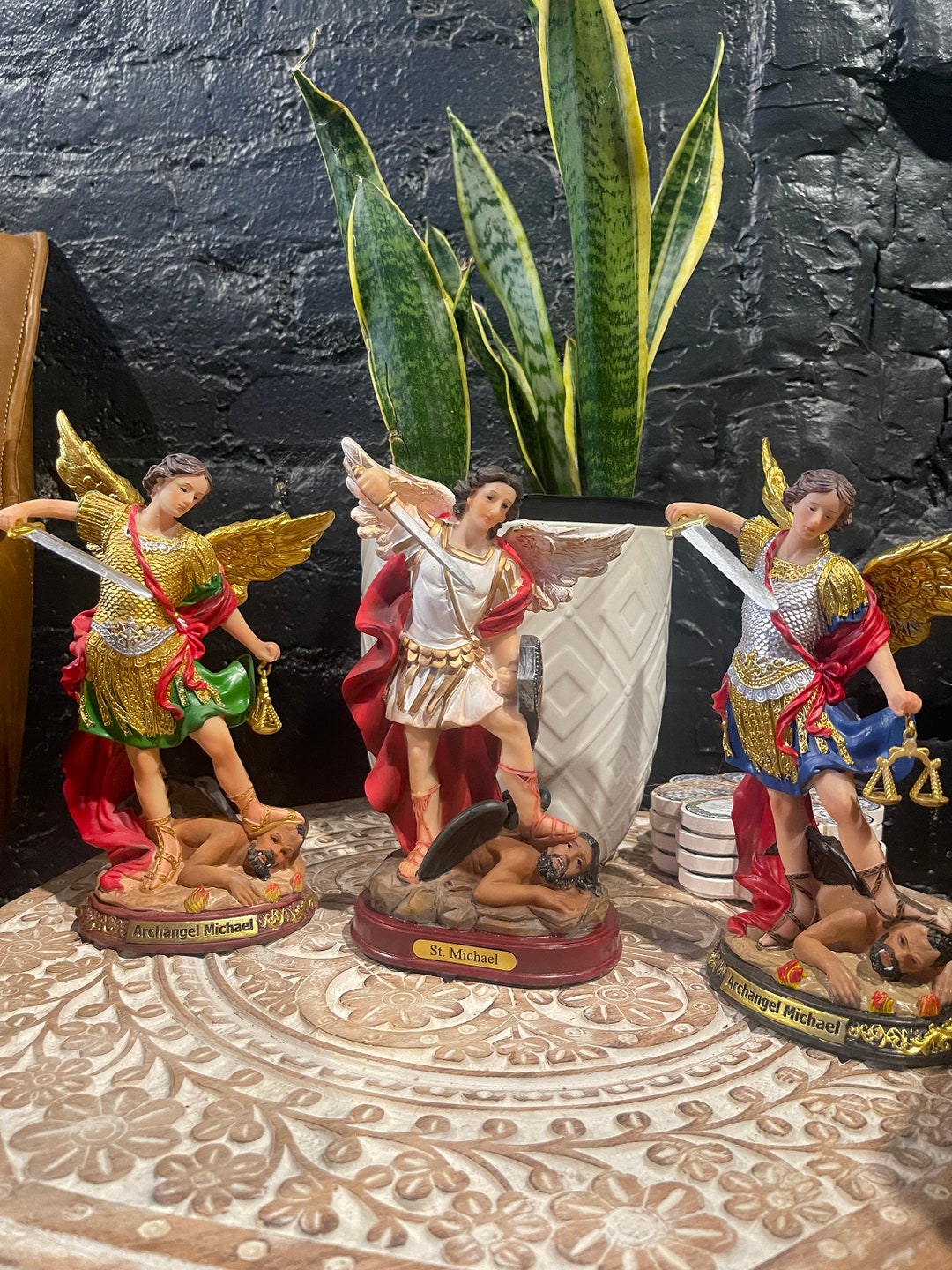 Archangel Michael Statue - Etsy