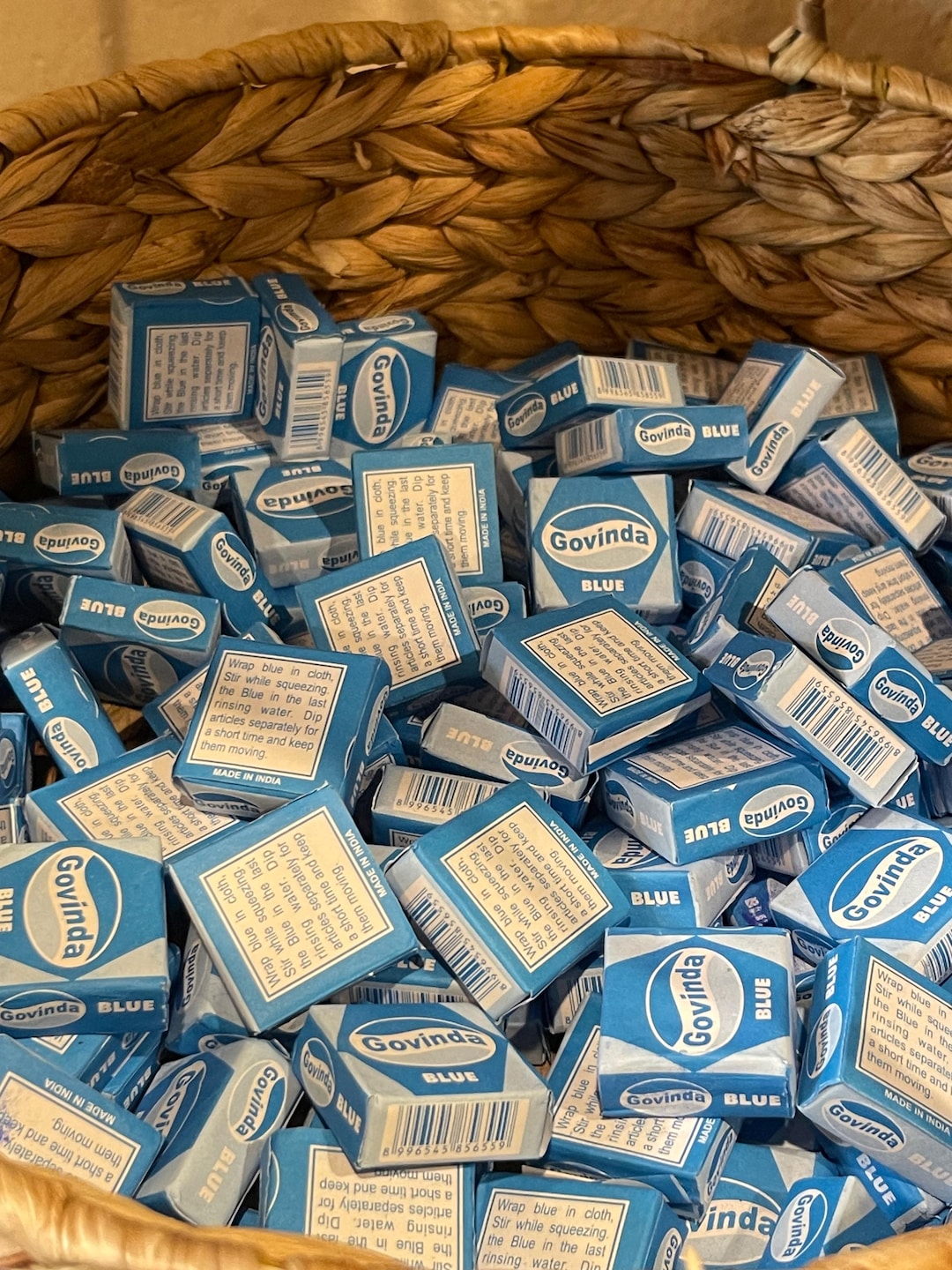 Blue Anil Squares - Etsy