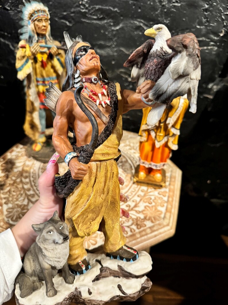 Native American-inspired Statues - Etsy