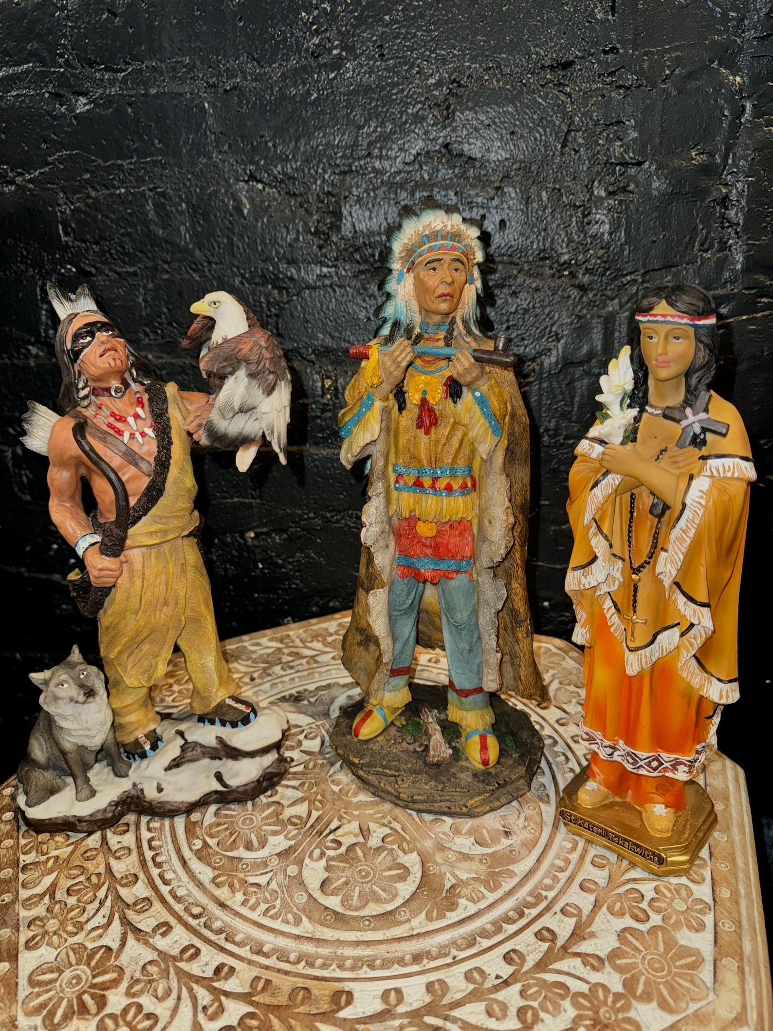 Native American-inspired Statues - Etsy