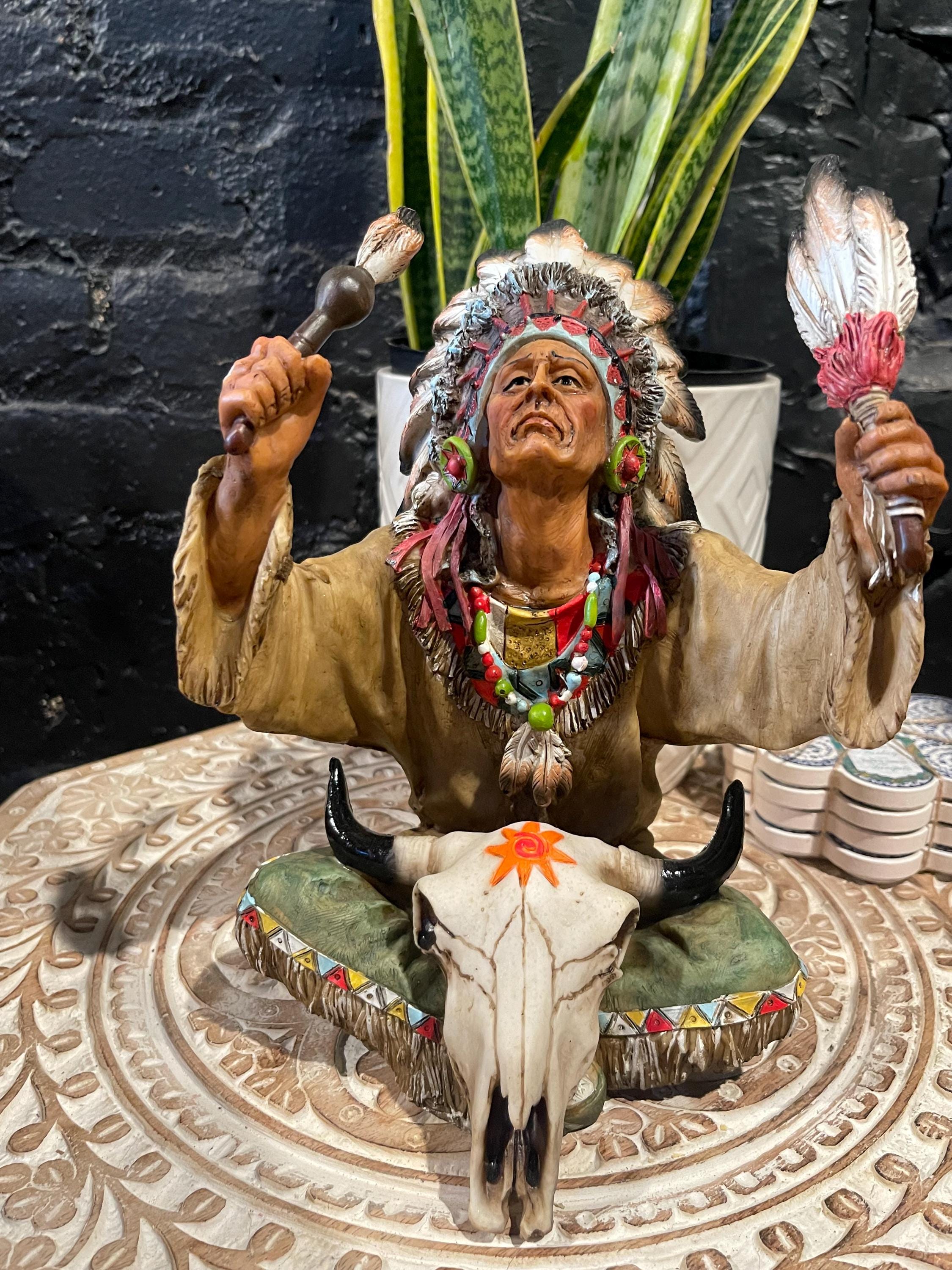 Native American-inspired Statues - Etsy