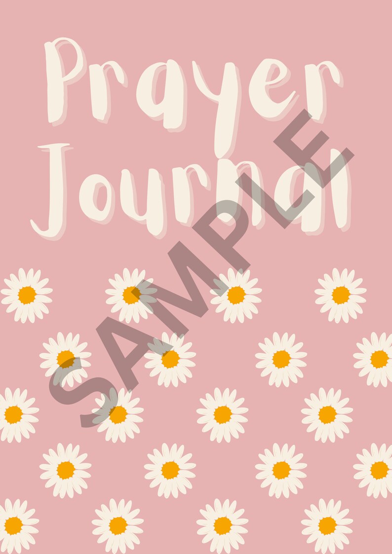 Faithful Reflections Printable Prayer Journal Daisy Etsy
