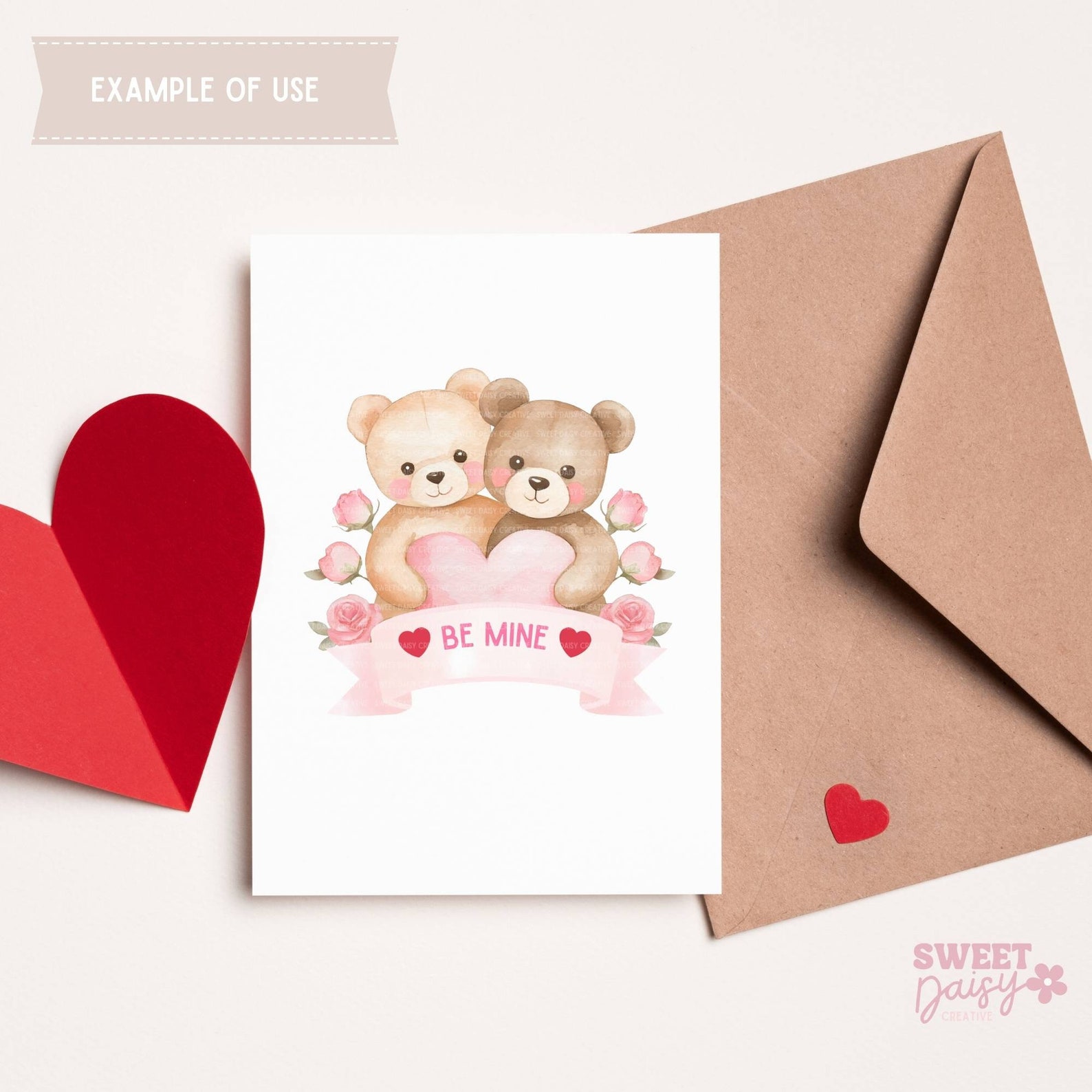 Bear Couple Valentine Clipart, Teddy Bear Clipart, Valentines Day Png ...