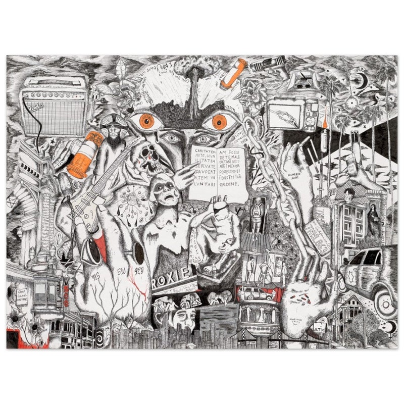 Pen and Ink Surreal Art - Etsy