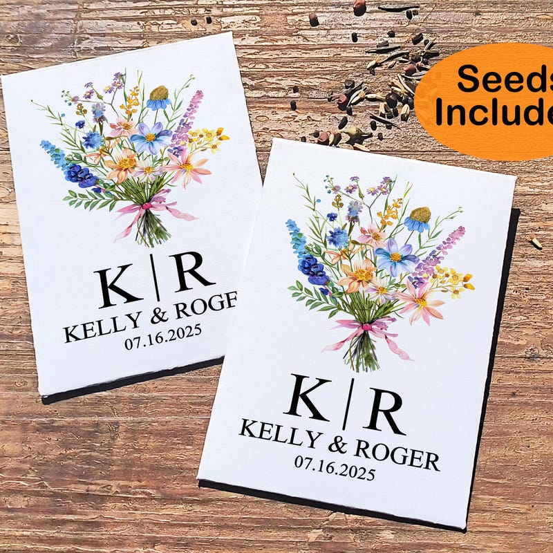 Wedding Seed Packets - Etsy