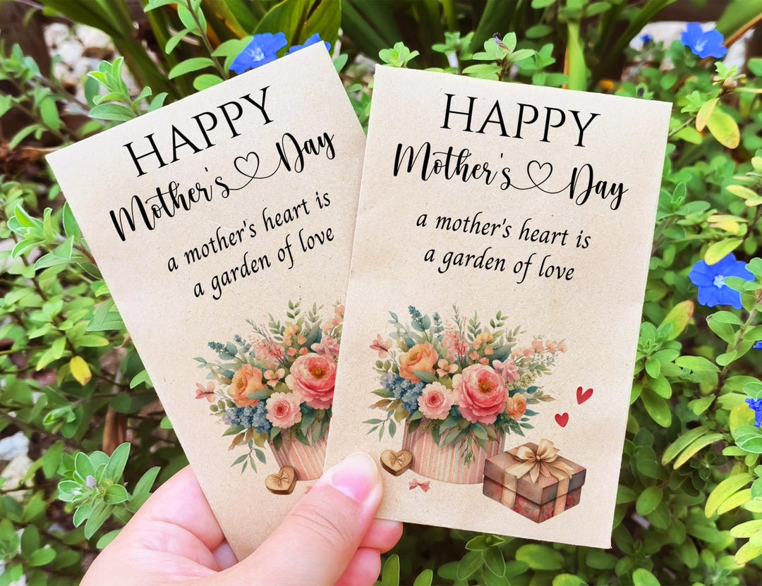 Personalized Seed Packets for Mother's Day/celebrate Mom Gifts/mom's ...