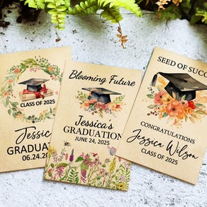 Graduation Wildflower Seed Packet With Seed Included Personalized Seed ...