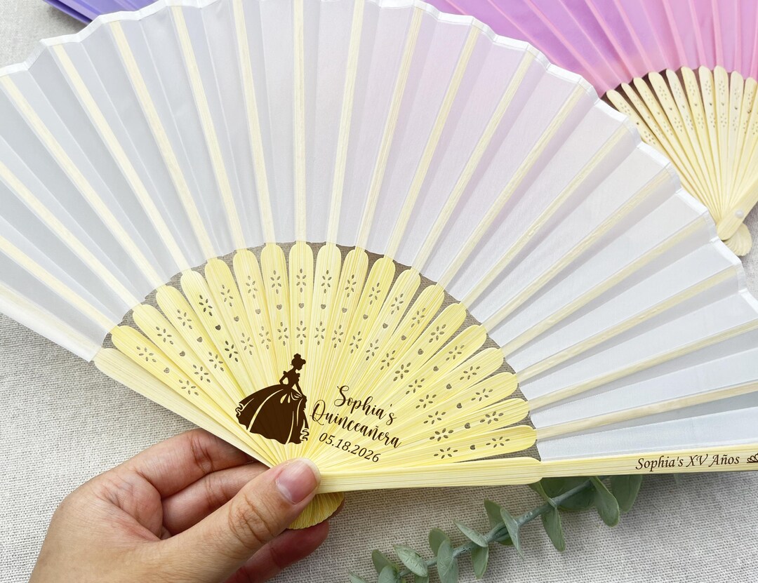 Mis Quince Años Cloth Fan/bulk Custom Quinceañera Party Fans ...