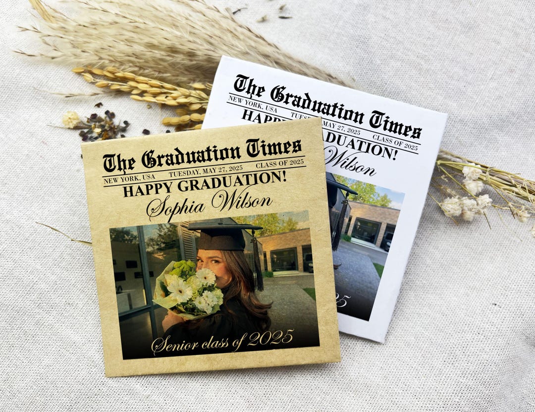 Class of 2025 Graduation Seed Packets/bulk Custom Graduation Seed ...