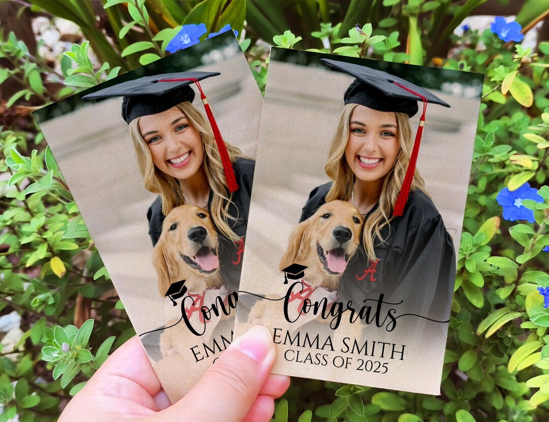 Personalized Graduation Seed Packet With Photo Congrats Grad Seed ...