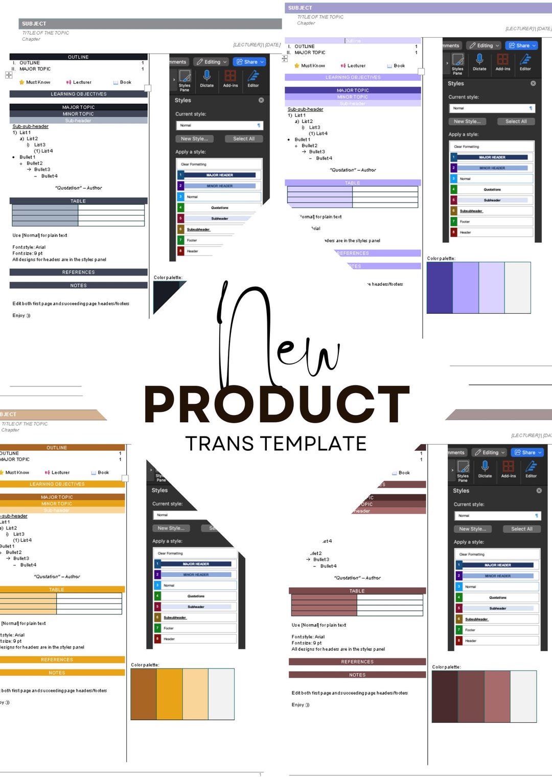 Trans Templates for Note Taking and Organization - Etsy