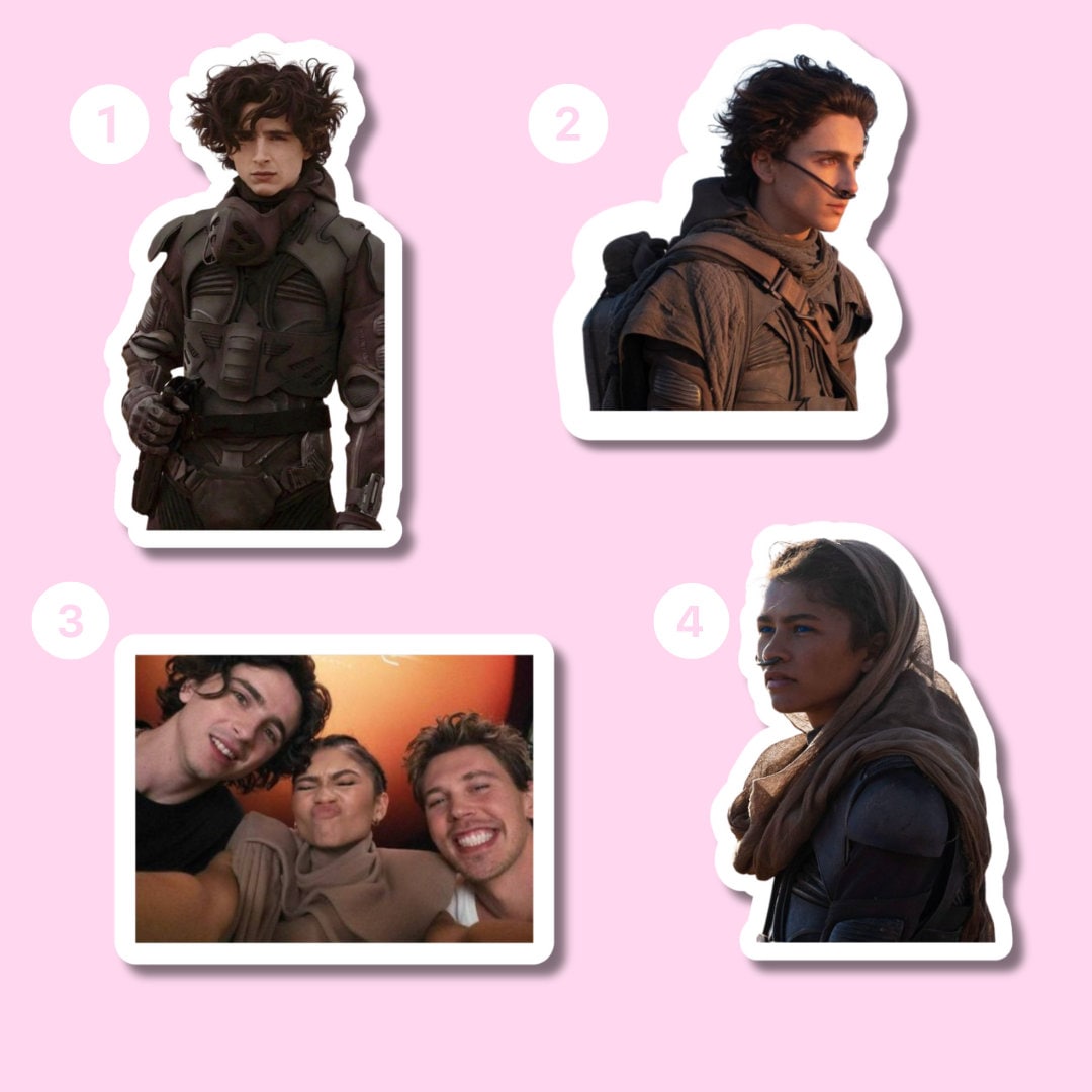 Dune Stickers, Timothee Chalamet Sticker, Zendaya Sticker, Dune Cast ...