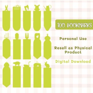 Gardening & Farming Printable Blank Bookmark Template | Bookmark Svg ...